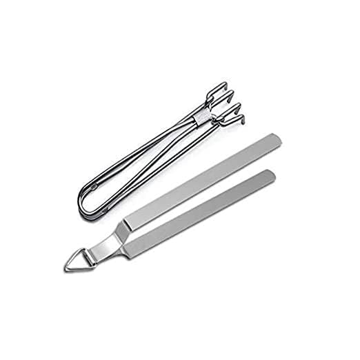 Buy Stainless Steel Roti Chimta with Pakkad Tong Utensil Holder Chapati ...
