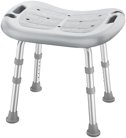 Amazon.com: HOMLAND Swivel Shower Chair, FSA/HSA Eligible Adjustable ...