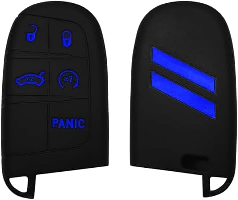 Amazon.com: Key Fob Cover for Dodge Accessories 5 Button Key Fob Case ...