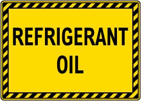 Safety Sign FOAMBOARD | Refrigerant Oil | 215 MM X 139 MM : Amazon.in ...