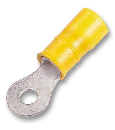 Crimp Terminal, Ring, 3MM, Yellow, Crimp Terminals - Ring Tongue ...