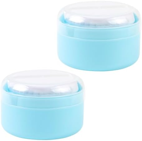 Amazon.com: ASUNFO 2 Pcs Large Body Powder Puff and Container with ...