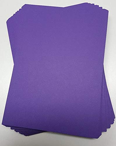A4 Purple Card Stock x 50 Sheets, 240gsm (297mm x 210mm) - Stella ...
