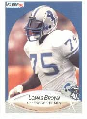 1990 Fleer #278 Lomas Brown at Amazon's Sports Collectibles Store