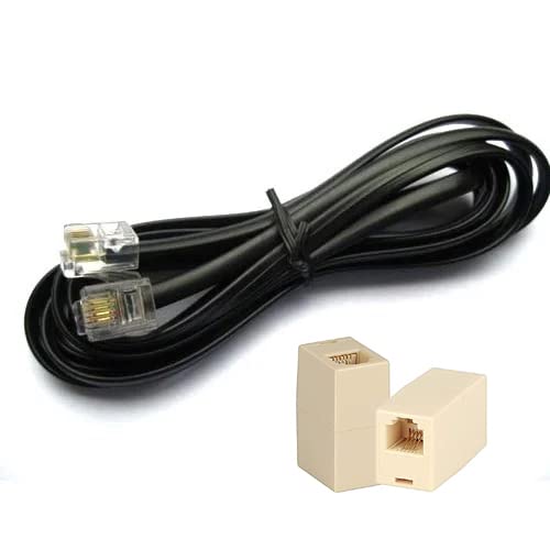 Red Champion Telephone Line Cord Wire Patch Cable, Modular Connection ...