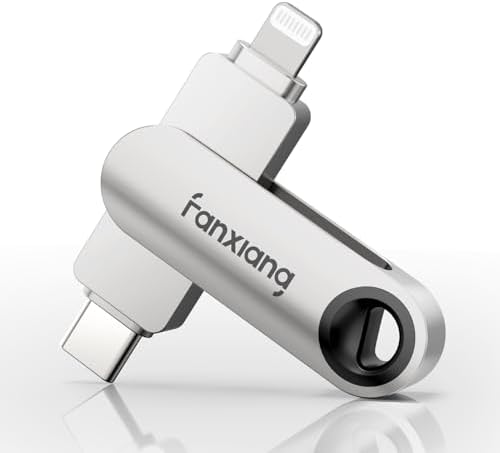 iDiskk Certified 128GB MFi Lightning Disk for iPhone, 4 in 1 Memoria ...