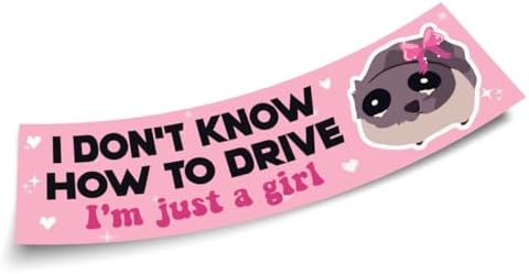 Amazon.com - I Don't Know How Drive I'm Just A Girl with Sad Hamster ...
