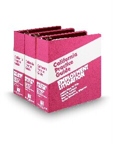 California Practice Guide (Employment Litigation) (The Rutter Group ...