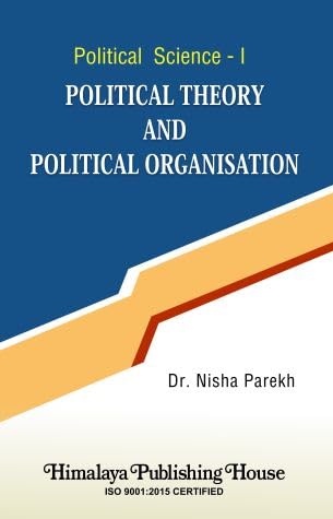 Buy Political Science - I Political Theory and Political Organisation ...