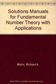 Solutions Manuals for Fundamental Number Theory with Applications: Buy ...
