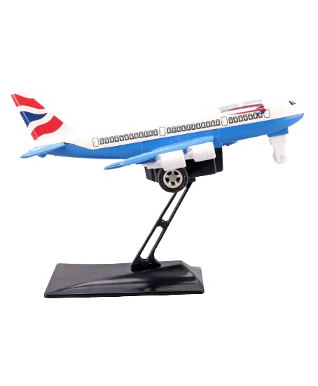 Shinsei Jumbo 747 Airplane Maintenance Free Pullback Spring Action Race ...