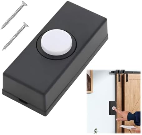 iwiio Wired Door Bell Push, Universal Wired Doorbell, White Doorbell ...