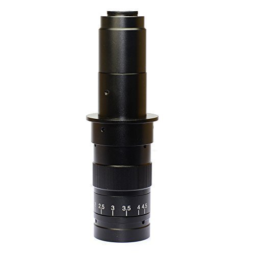 180x Zoom C-Mount Monocular Glass Lens Adapter/Industry Microscope ...