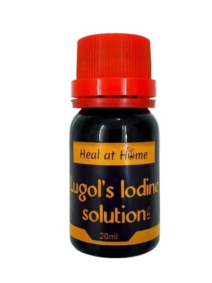 HEAL Lugols Iodine Solution 15% Pack of 3 : Amazon.in: Health ...