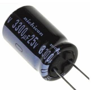 3300uf 25V DC Electrolytic CapacitorC (PACK OF 3) 3300 uf Capacitor 25 ...