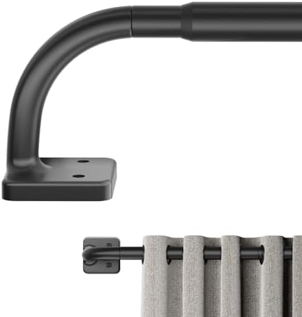 Amazon.com: Curtain Rods for Windows 36 to 60 inch, 5/8" Blackout Wrap ...