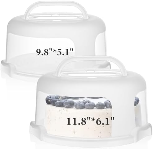 Amazon.com: Baderke 3 Pcs 9.8 Inch 10.8 Inch 12 Inch Portable Cake ...