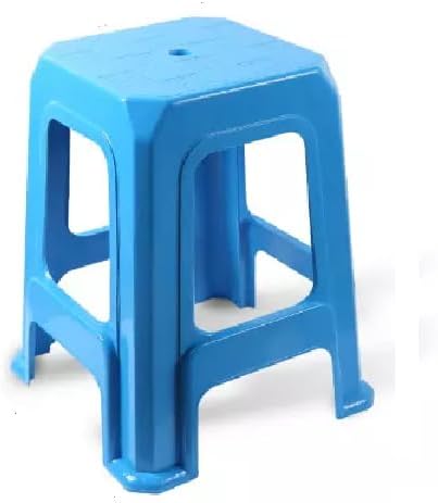 2pcs 47cm / 31cm Height Plastic Stacking Stool Outdoor Indoor Stool ...