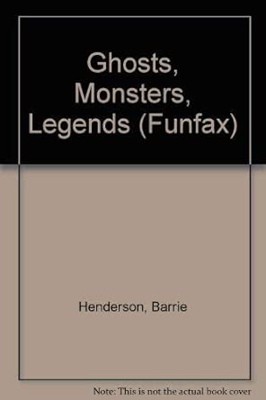 Amazon | Ghosts Monsters and Legends (Funfax) | Bradley, Susannah ...