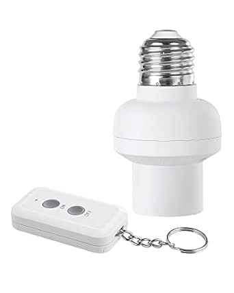 DEWENWILS Remote Control Light Bulb Socket, Wireless Light Bulbs Socket ...