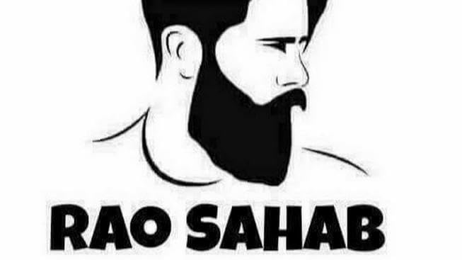 New Choice RAO SAHAB FACE Radium Sticker for CAR& Bike(Black) Length x ...