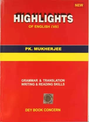 Dey Book Concern Highlights Of English Class Seven (Paper, PK ...