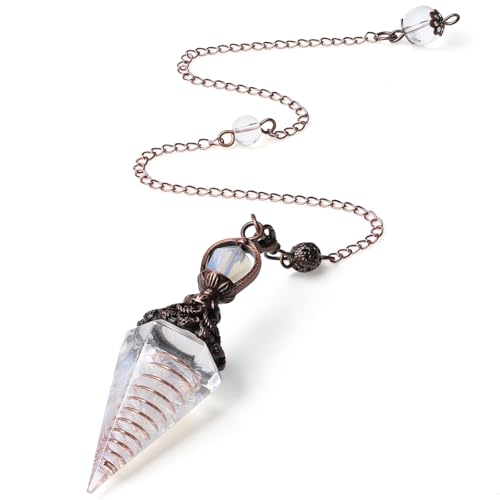 MAIBAOTA Opal Pendulum Crystal Stones for Dowsing Divination - Want It All