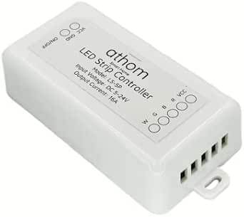 Amazon.com: Athom WiFi 智慧型高功率 RGBW LED 燈條控制器,適用於 Apple Homekit 5V-24V ...