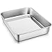 Mini Oven Tray, Herogo Stainless Steel Baking Tray (23x17x5 cm ...