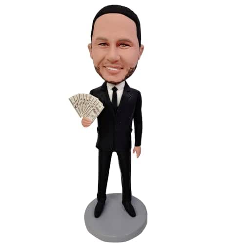 Amazon.com: Custom Bobbleheads Figurine Businessman, Businessman Suit ...