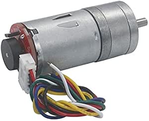 Amazon.co.jp: 6V 12V 24V 25mm Gearbox Micro Gear Motor with Encoder 2 ...