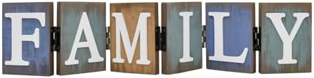 Amazon.com: Wooden Home Sign Rustic Decorative Letters Freestanding ...