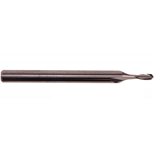 Richards Micro Tool 701-0200.120 NC Spot Drill, 2 Flute, Carbide, 0.020 ...