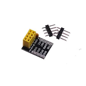 Amazon.com: ESP-01S Adapter Plate Breadboard Adapter ESP8266 ESP01 ESP01S : Electronics