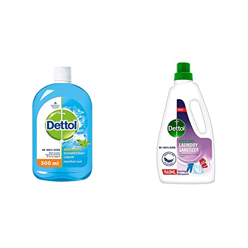 Dettol Liquid Disinfectant for Multi-Purpose Germ Protection, Menthol ...