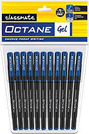 Classmate Octane Glide Gel (Blue)- Pack of 5 : Amazon.in: Office Products