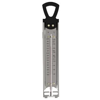 Amazon.com: Candy Thermometer with Pot Clip, Stainless Steel Deep Fry ...