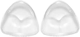 Bra Pad Breast Enhancers, Upgraded Silicone Bra Insert Triangle ...