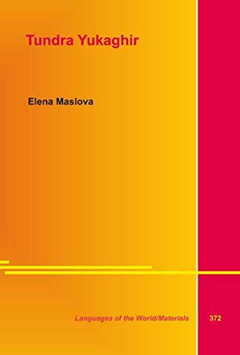 Tundra Yukaghir: Elena Maslova: 9783895867927: Amazon.com: Books