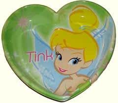 Amazon.com: Tinker Bell Heart Tray : Toys & Games
