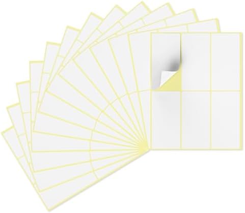 Sticky Labels Pack of 180, Self Adhesive Address Labels, White Address ...
