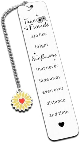 Amazon.com: Dimeho Long Distance Friendship Bookmark Gifts, Best ...