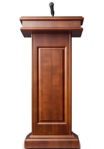 CCNOS Wooden Podium /Lecture stand/Church Pulpit For | School ...