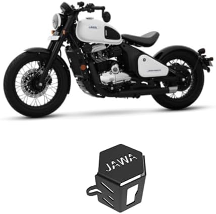Auto Infinity Rear Reservoir Guard Compatible with Jawa Bobber (Black ...