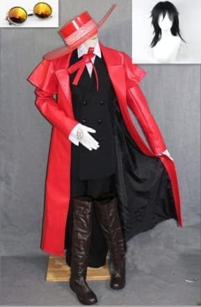 Amazon.co.jp: YY_COS HELLSING ヘルシング アーカード コスプレ 衣装+靴+ウィッグ+メガネ : ホビー