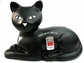 Amazon | 1980’s Eveready Cat 黒猫 ビンテージ 貯金箱 アドバタイジング 検 ソフビ TOY クロネコ 猫 ペット ...