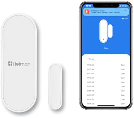 WiFi Door Sensor: Smart Door Open/Closed Detectors, Wireless Window ...