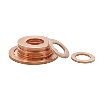 Amazon.com: Copper washers， M10.5 M11 M11.5 M12 M13 M14 M16 M17 M18 M20 ...