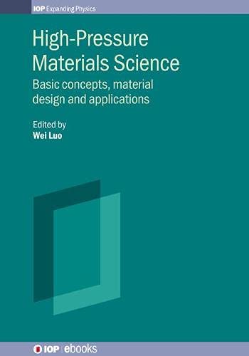 High-Pressure Materials Science : Luo, Wei: Amazon.in: Books