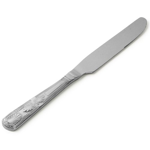 Genware Kings Cutlery Table Knives - Pack of 12 | Stainless Steel Table ...